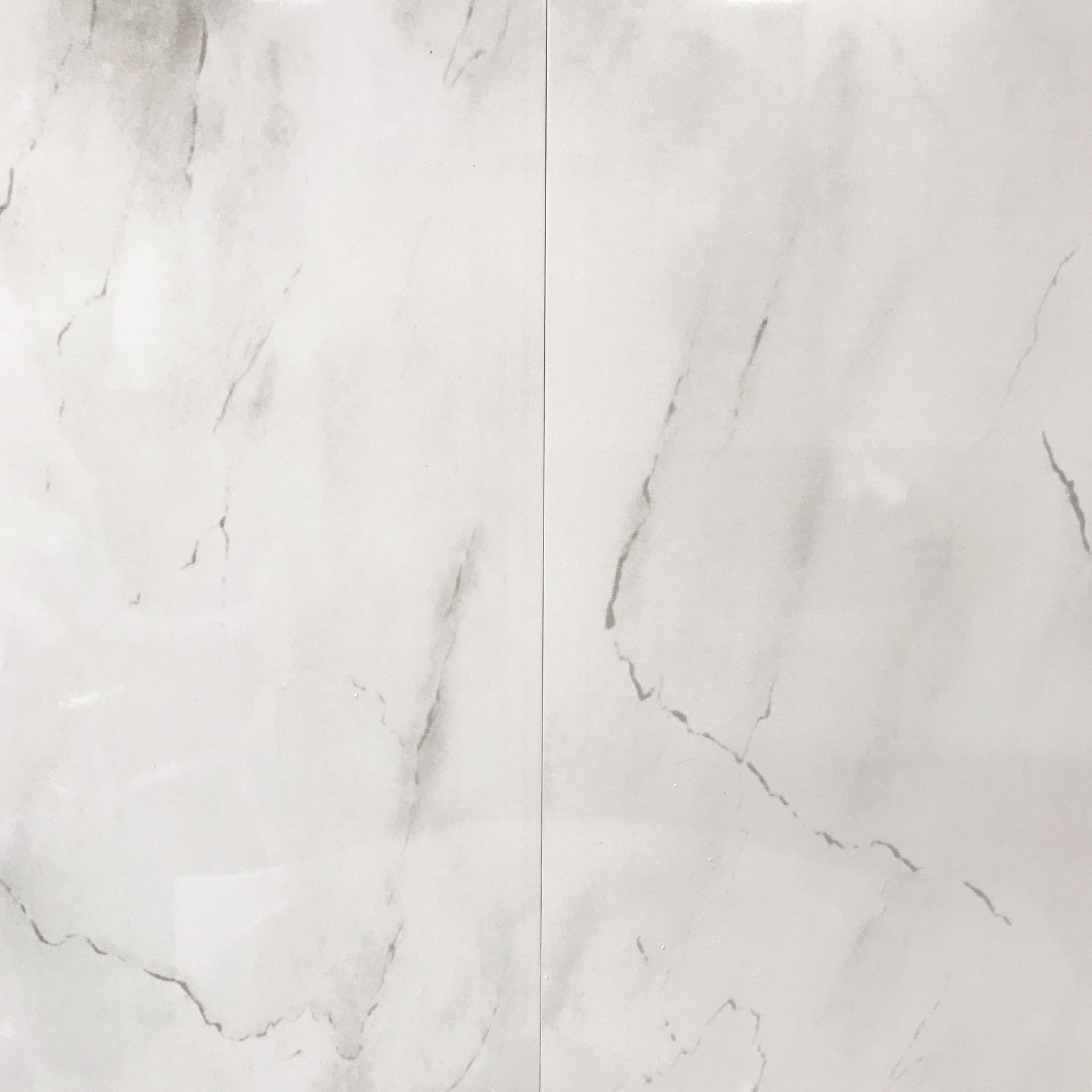 White Marble (5mm) | PVC Waterproof Wet Room Cladding | Bath Clad