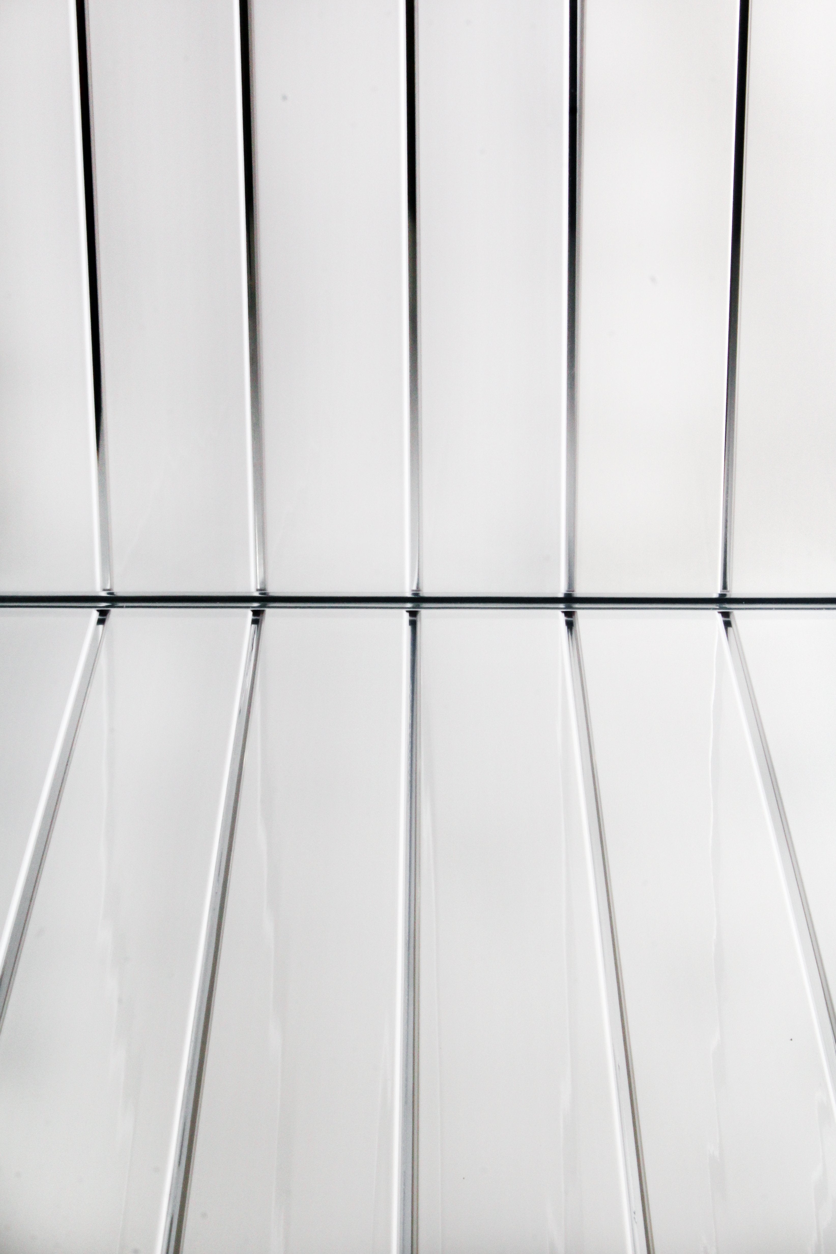Twin Chrome Ceiling Waterproof Cladding | Bath Clad