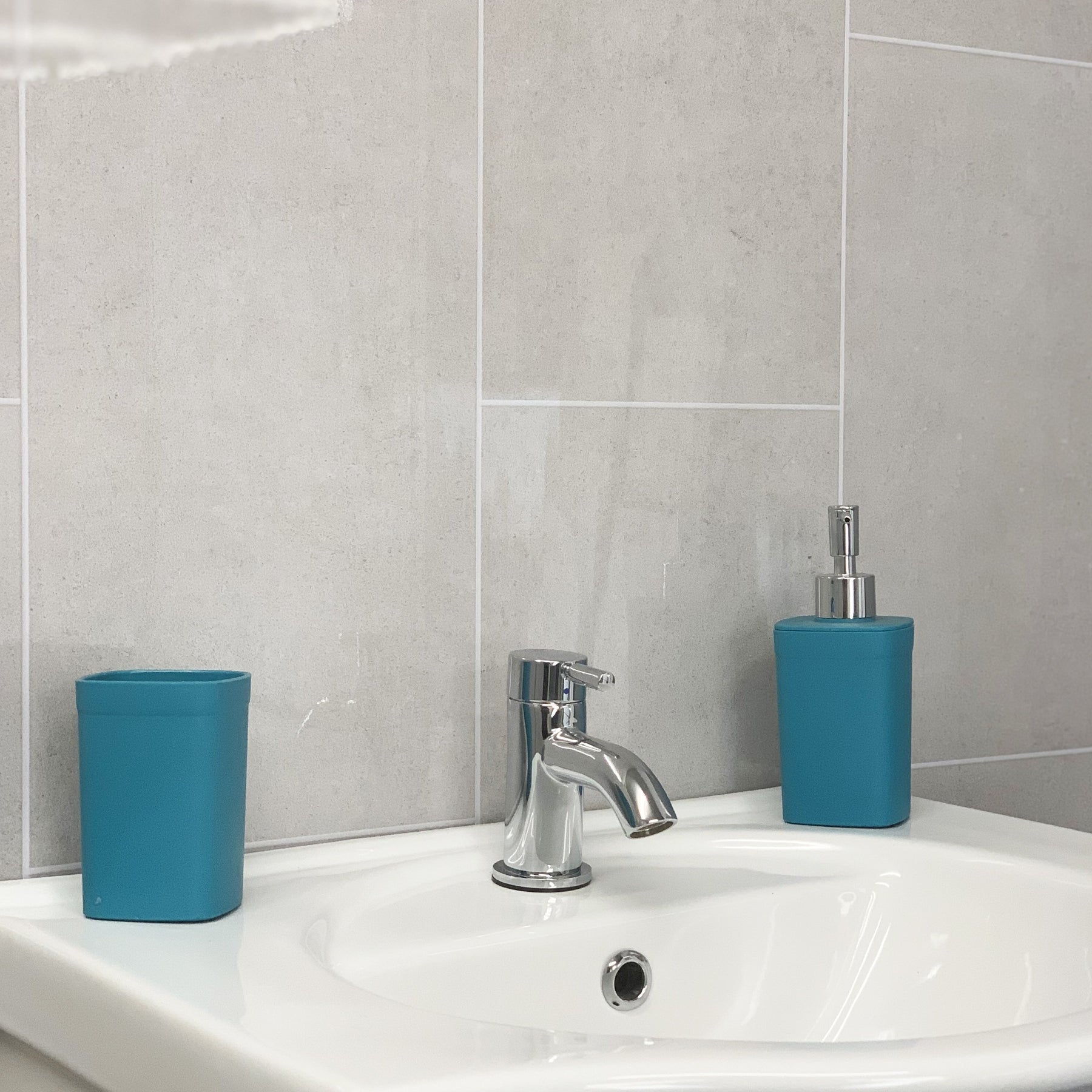 Klassic Tile Grey (8mm) | PVC Waterproof Wet Room Cladding